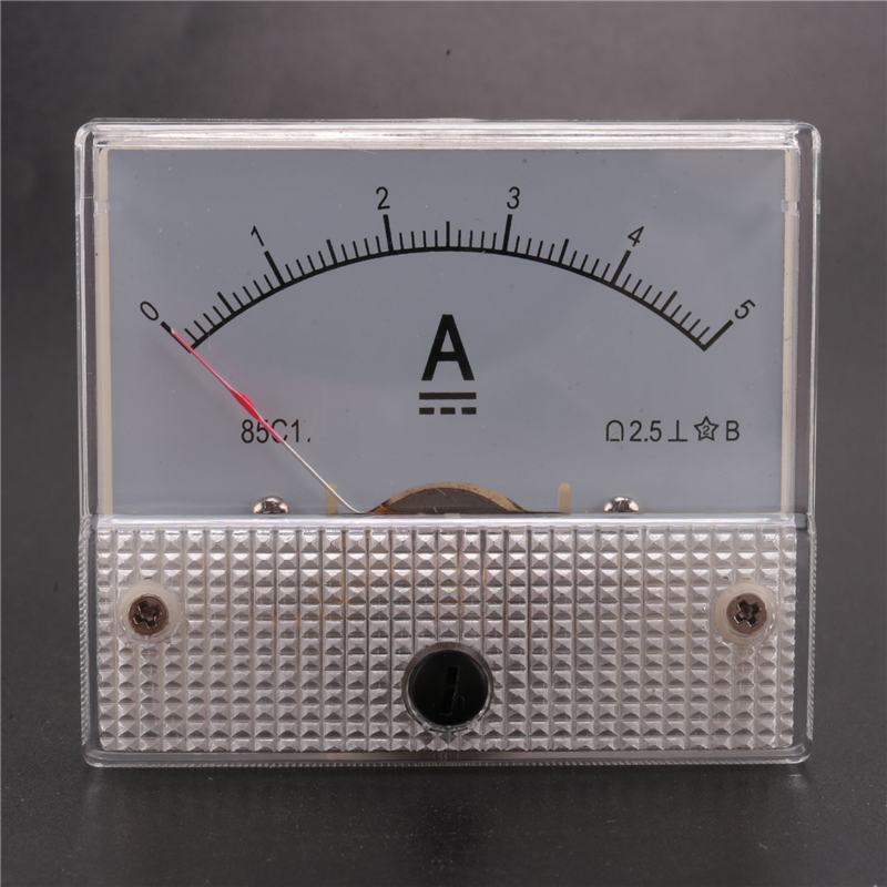 85C1-A Analog Current Panel Meter DC 5A AMP Ammeter | Daraz.pk