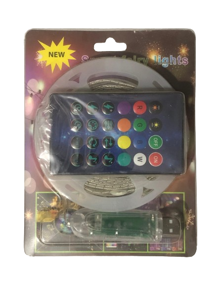 RGB 16 Colors LED Strip Color Changing Remote Control Light 15ft for ...