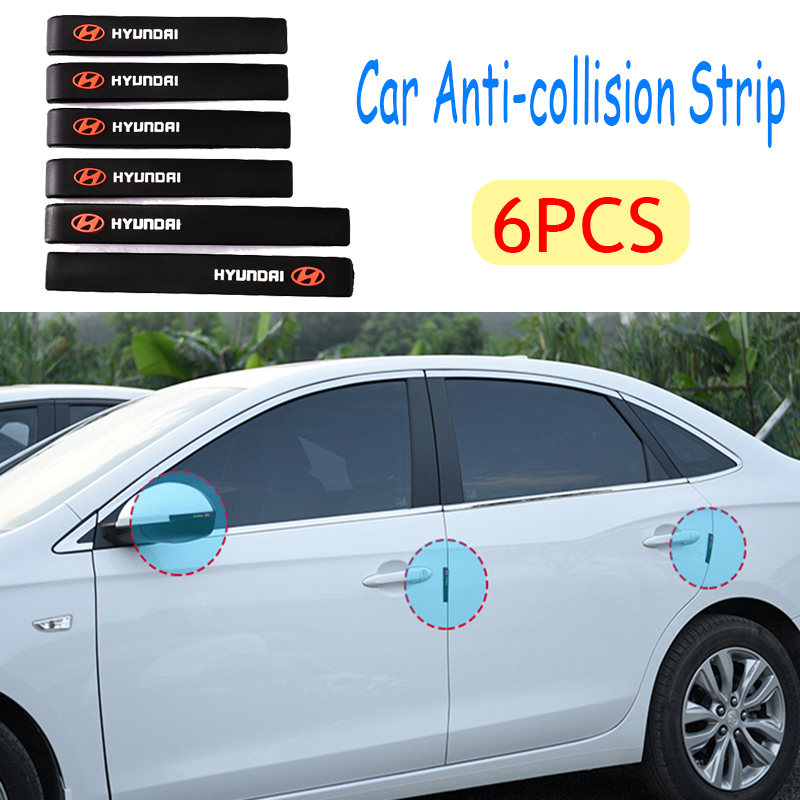 6Pcs/Set Car Body Protector Stickers Decals Auto Rearview Mirror Anti ...