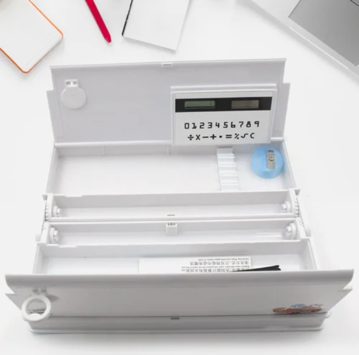 360 Degre Rotating Pencil Boxwith Witeboard Marker And Duster 2 ...