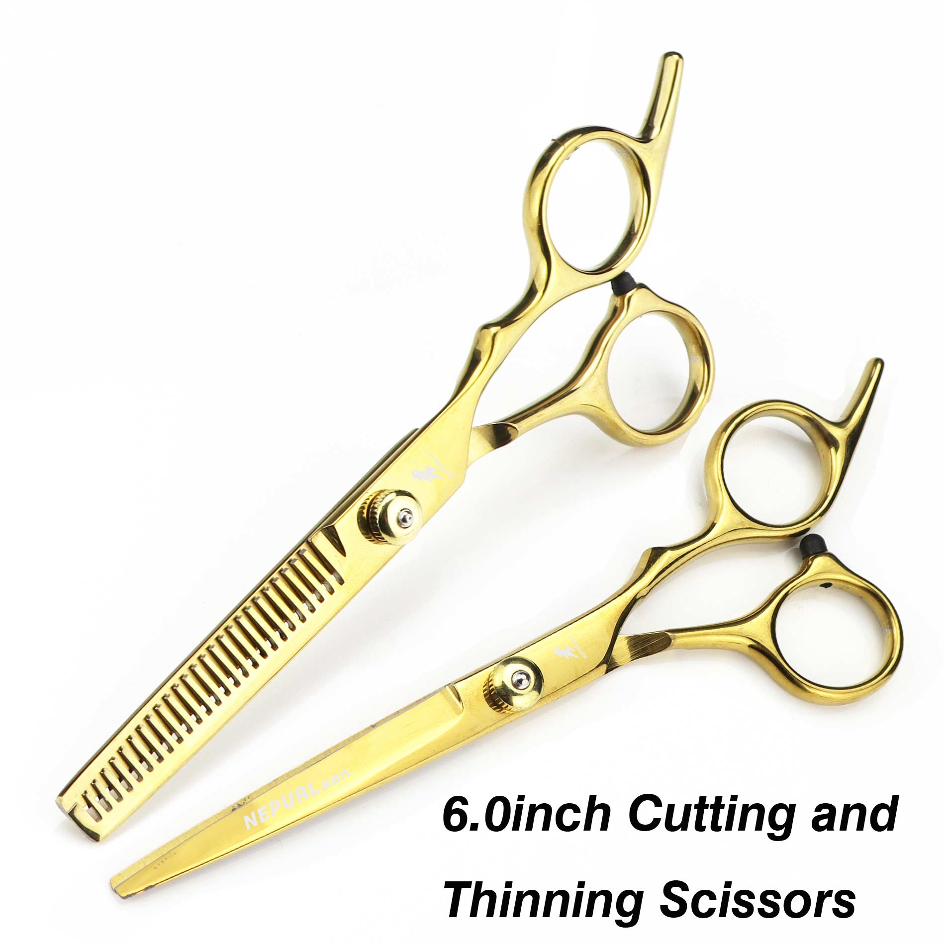2024 6 inch tooth scissors flat scissors for barbers and hairdressers ...