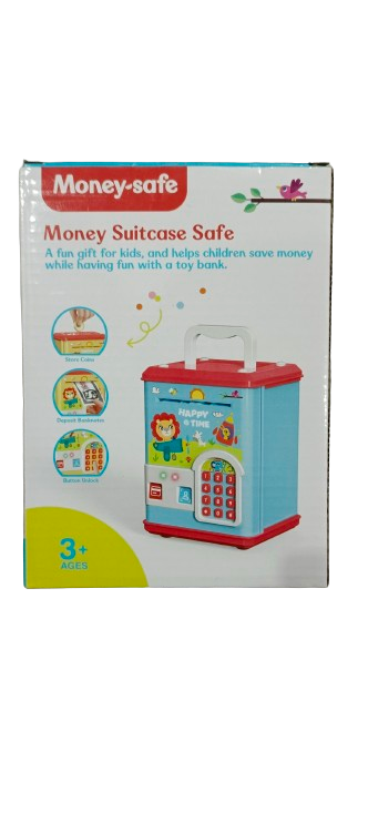 Kids ATM-Machine Money Saving Machine Kids - Smart Fingerprint ATM Bank Safe Storage Tank Toy ...