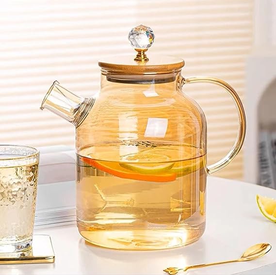 Teapot with Heat Resistant , Borosilicate Glass Teapot, Glass Tea ...