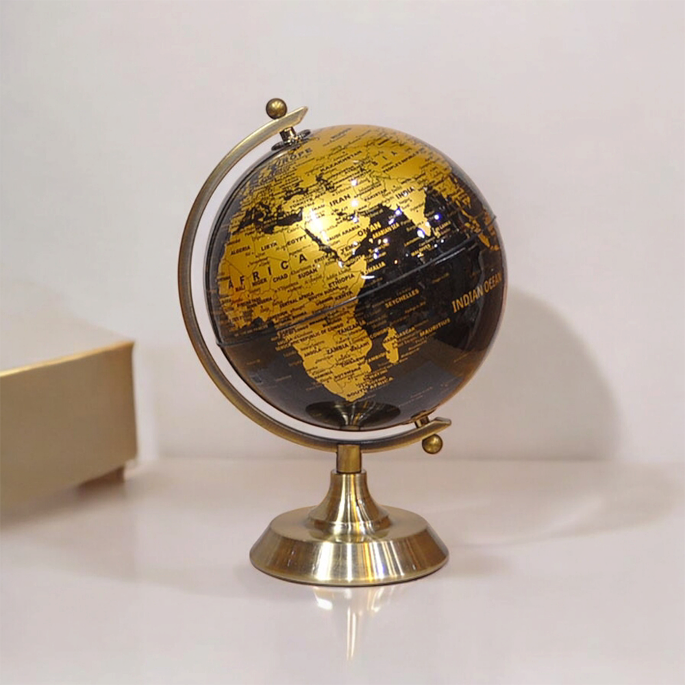 Globe Dia 6 Inches, Height 8 Inches Mini World Globe - Educational ...