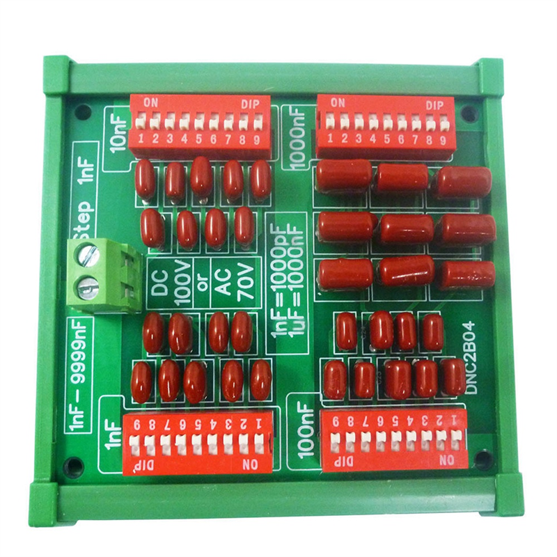 Capacitor Board DNC2B04 Capacitor Board 1Nf to 9999Nf Step-1Nf Four ...
