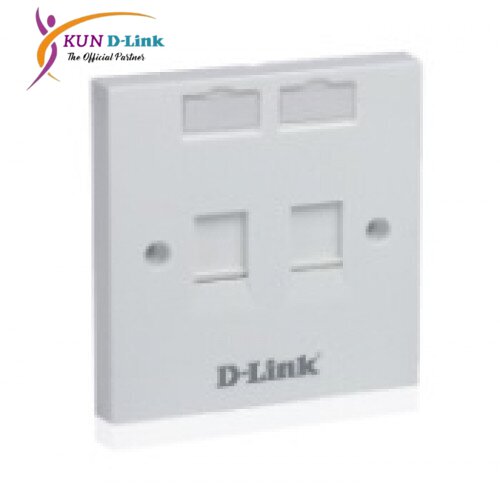 D-Link Dual Face Plate cat 6 - White | Daraz.pk
