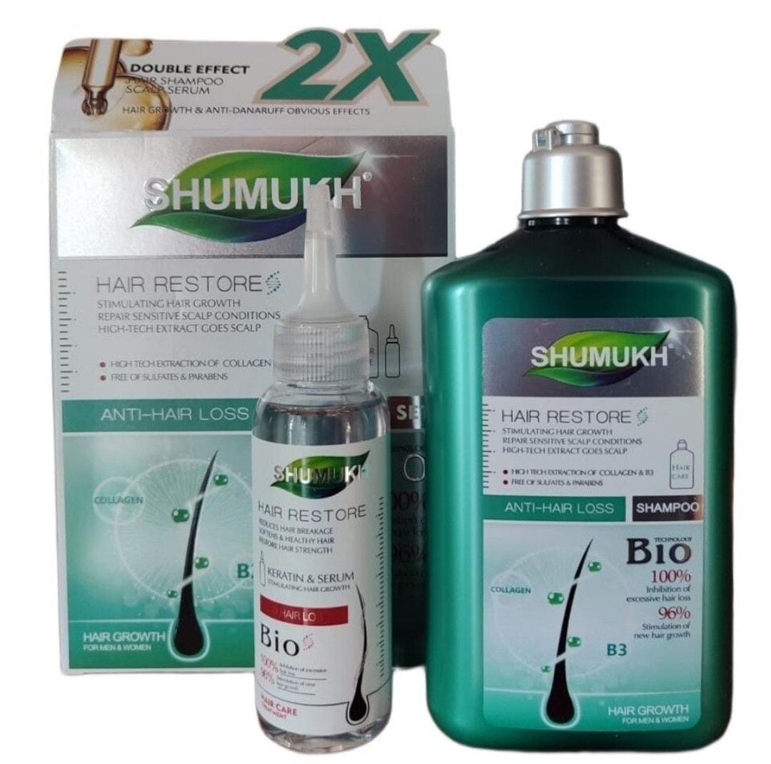 Shumukh 2X Double Effect B3 Anti Hair Loss Hair Growth Scalp Restore ...