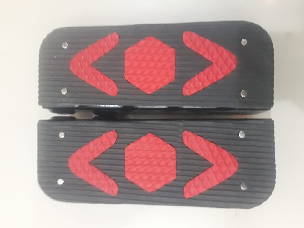 Footrest / paidan jali set - fANCY FOOT REST for all 70cc And 125 CC ...