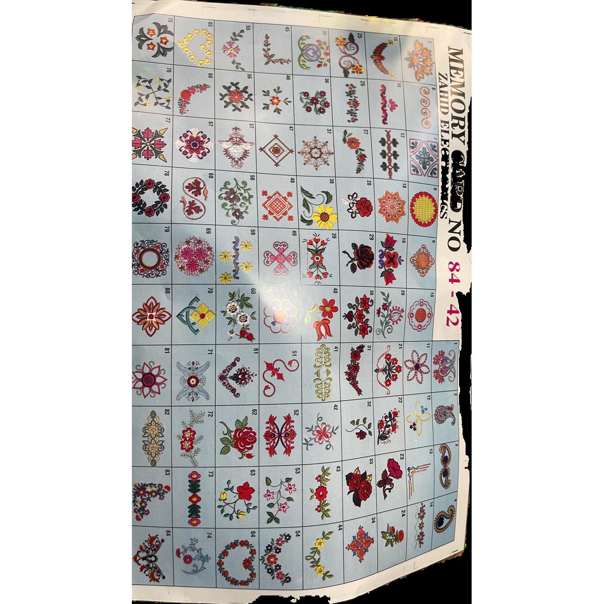 Janome memory cards for janome 8100/8200/8300/9000 | Daraz.pk