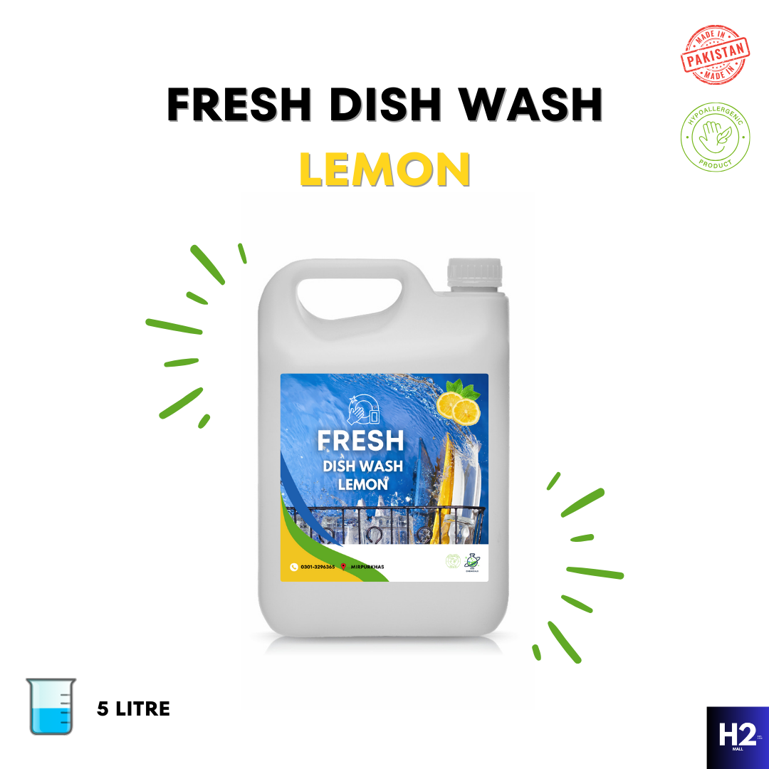 Fresh Dish Wash Cleaner 5 Litre Lemon | Daraz.pk