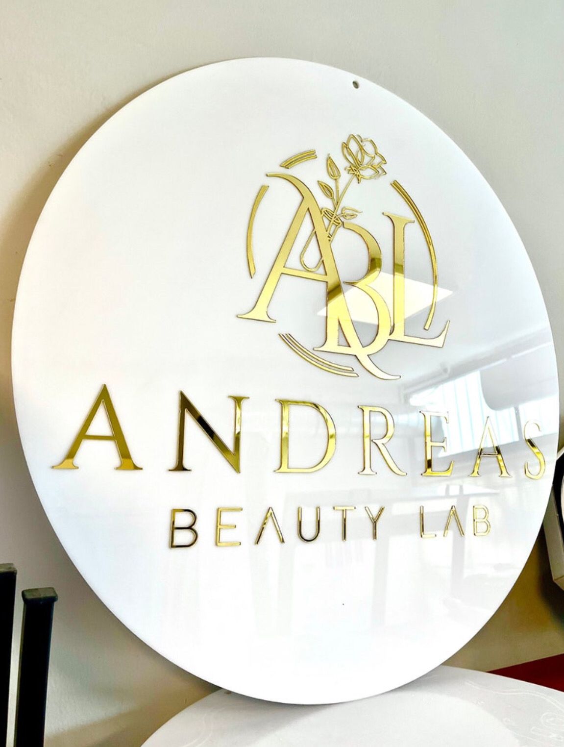 Custom Round Acrylic Sign, Custom Logo Sign, Business Sign, Acrylic ...