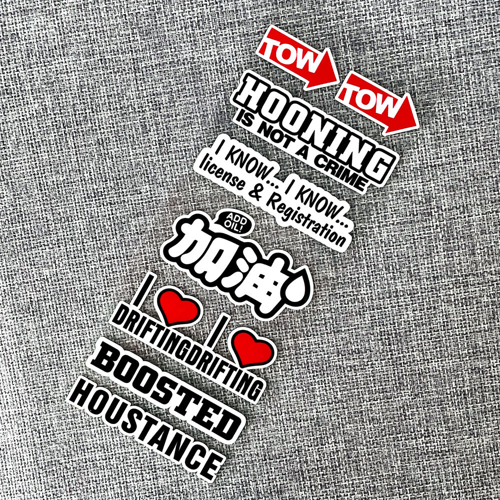 Reflective JDM Motorcycle Sticker Set A Win Win for Sponsor Brands ...
