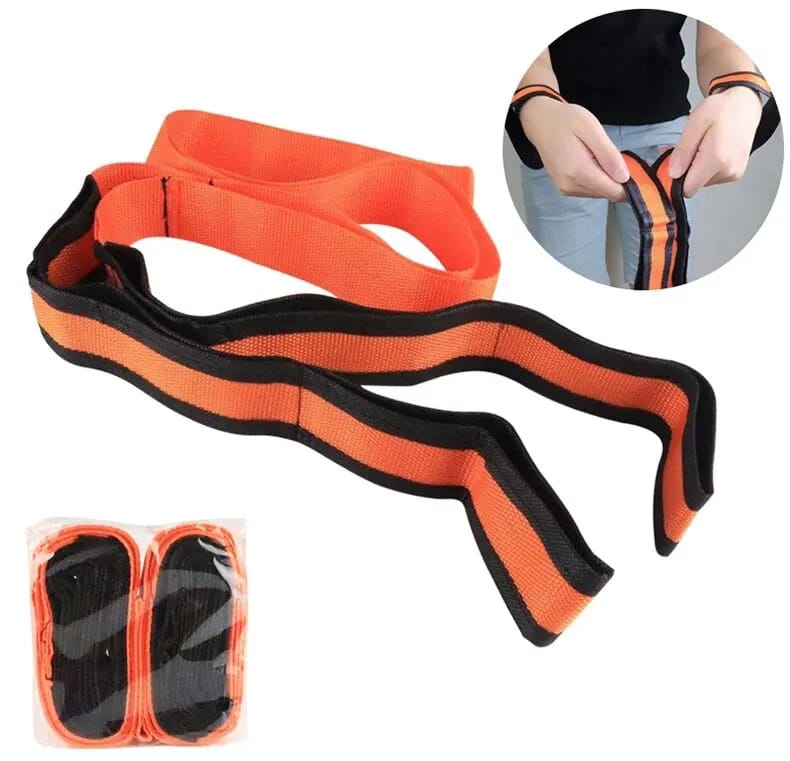 Labor-saving furniture belt tow rope 2-person moves lift and carry ...