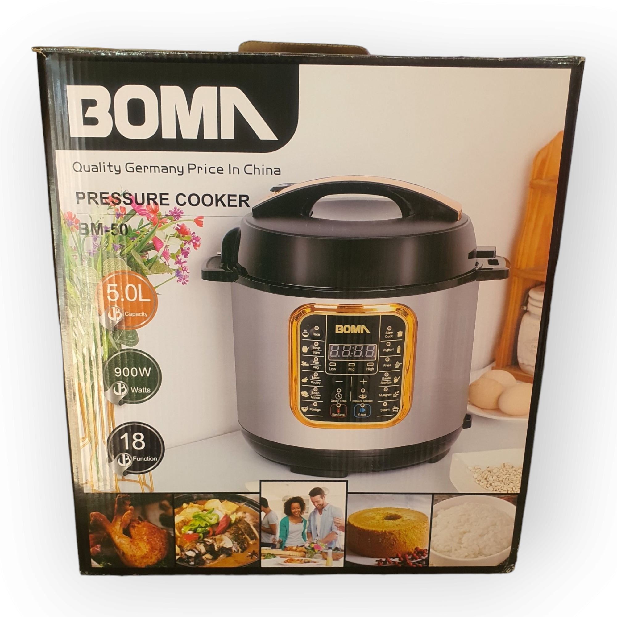 Original BOMA Pressure Cooker - 18 Function - 5.0L - 900W - BM-50 ...