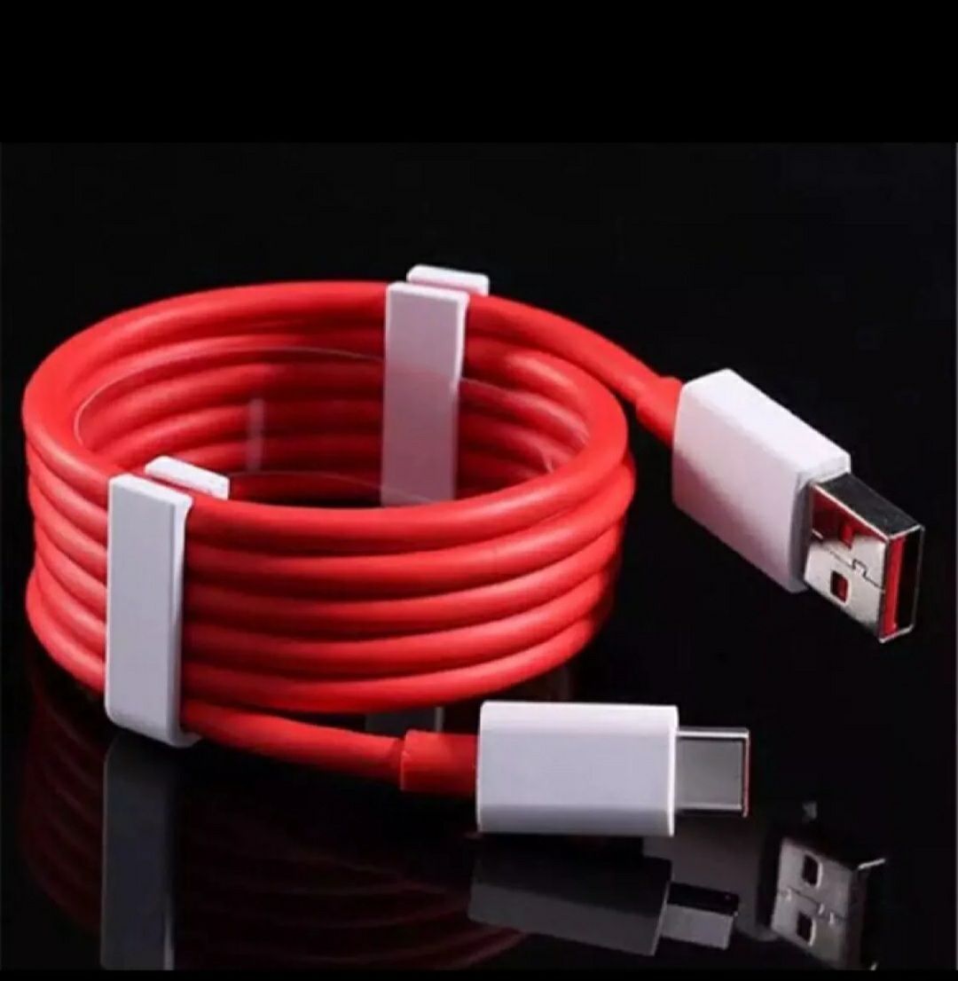 Genuine 4a 6a Red Oneplus Dash Type C Cable Fast Charging Data Sync Usb