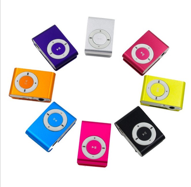 Shuffle Mini Mp3 Player for Songs - Metal and printed plastic ...
