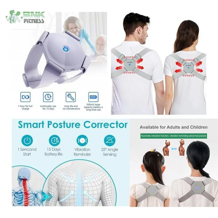 Smart Posture Corrector Vibration Belt USB Rechargeable Intelligent ...