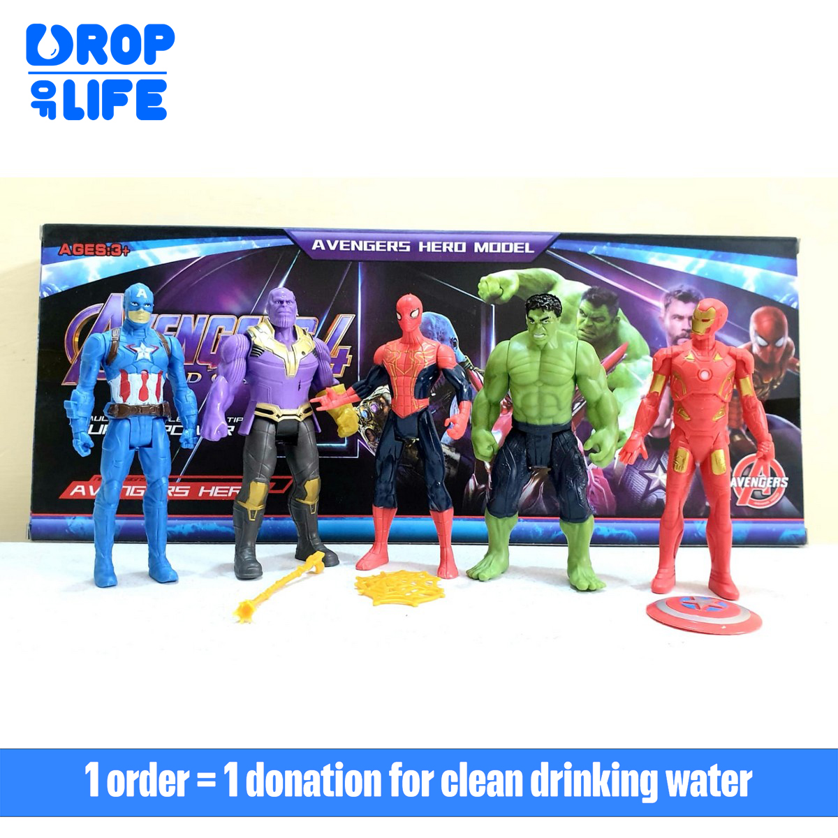 Avengers Endgame Action Figures Super Heroes Spiderman Hulk Iron Man ...