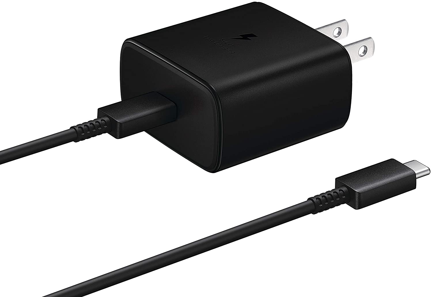 Orignal Samsung 45W USB-C Super Fast Charging Wall Charger - Black | Daraz.pk