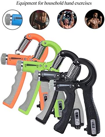 Counting Non-Slip Hand Grip Adjustable Sports Grip R Shaped Measurable ...