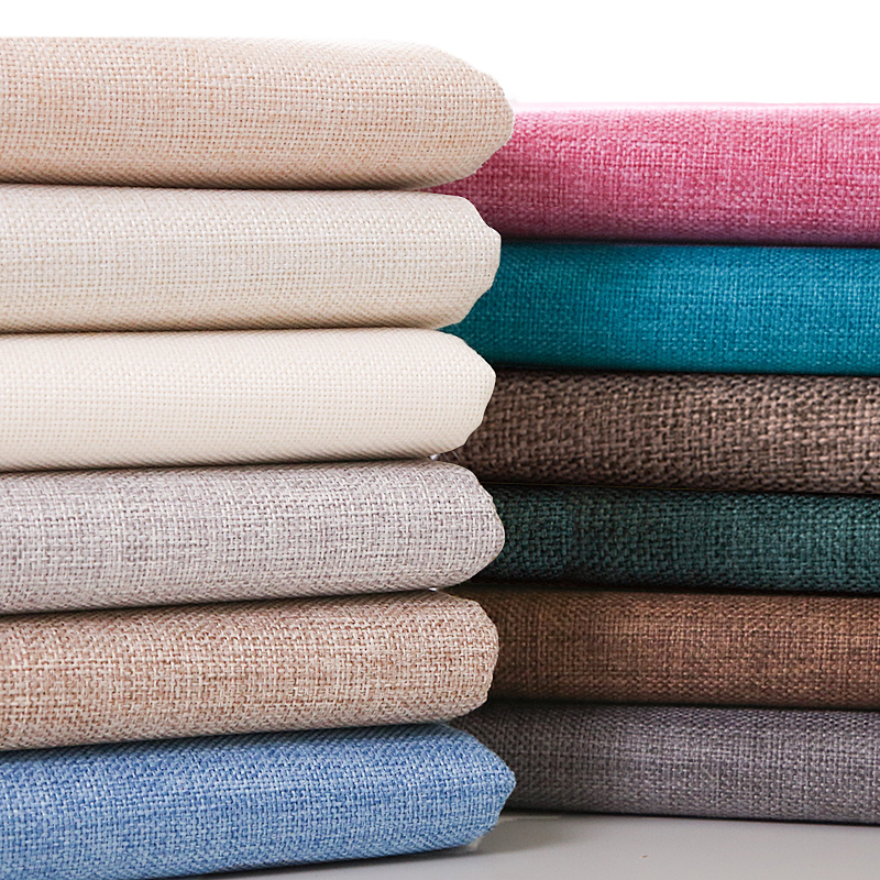 Sofa cover fabric old coarse cloth cotton and linen canvas thickened ...