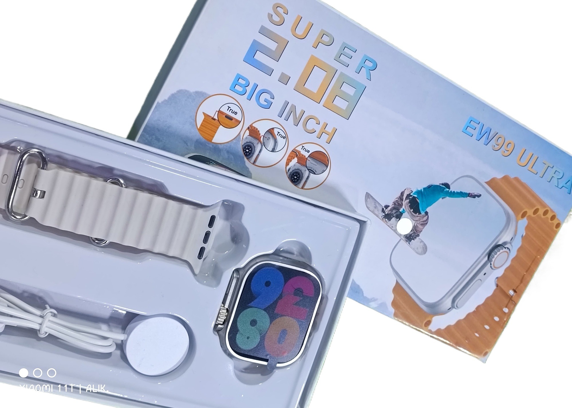 EW99 ULTRA SUPER 2.08 big screen smartwatch Call Function Smartwatch ...