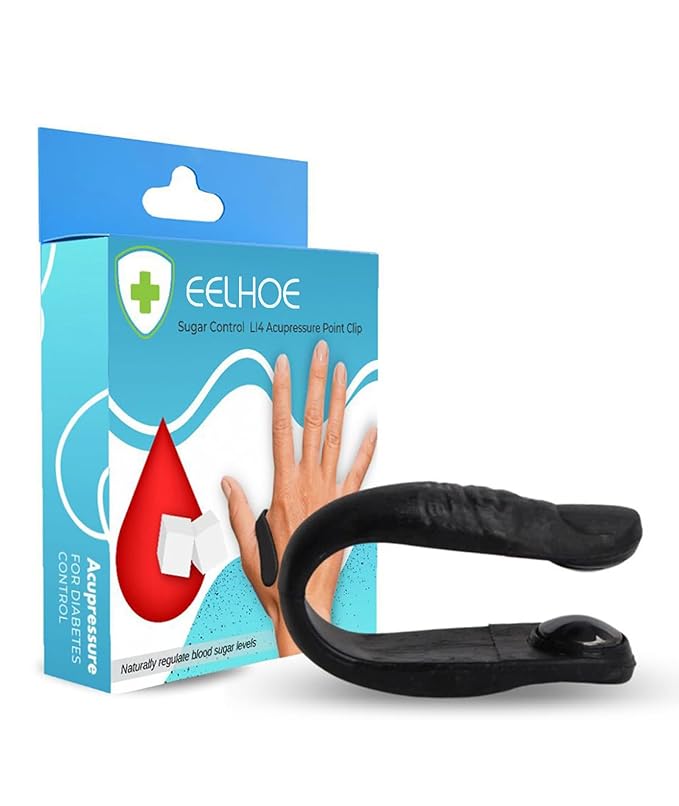 Sugar Control LI4 Acupressure Clip – Natural Diabetes & Headache Relief ...