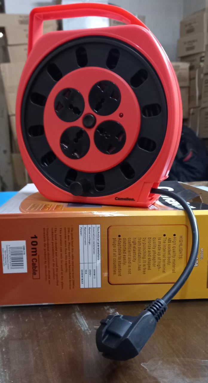 camelion CMS-178 Extension 10 METER WIRE 4-Way Socket BT Plug Closed ...