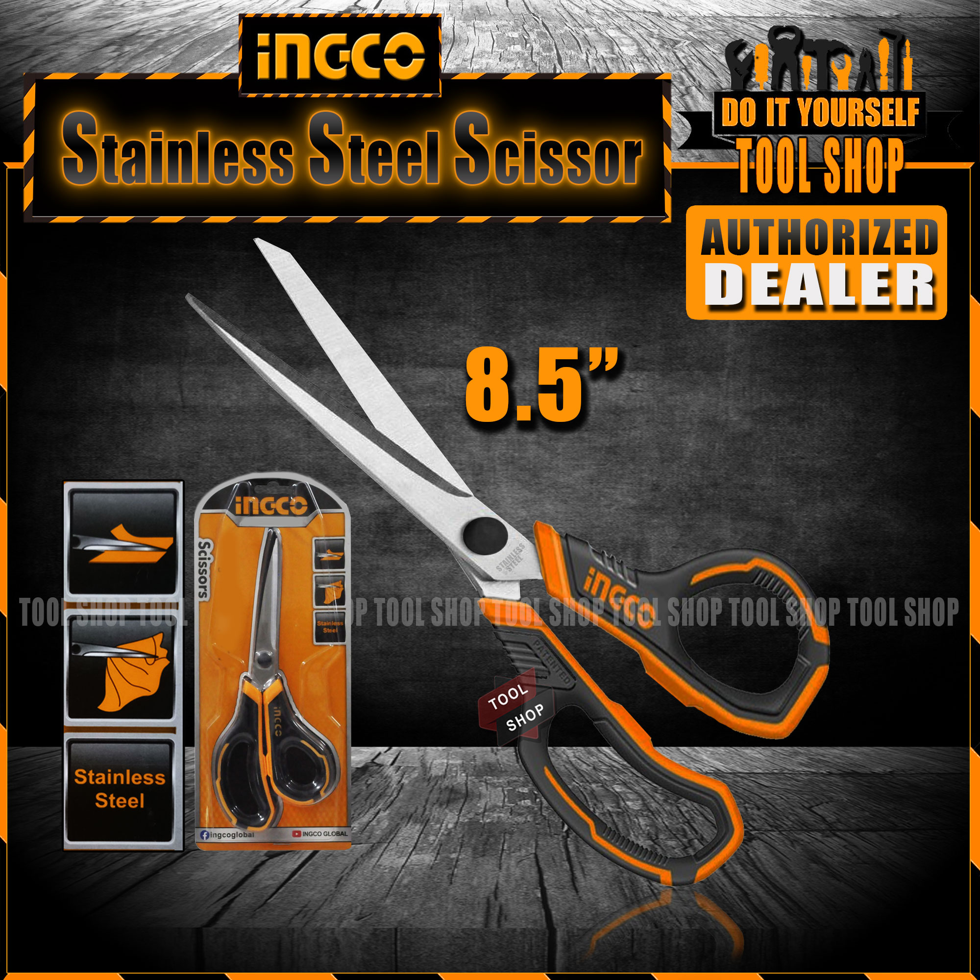 Ingco Stainless Steel Scissor | Daraz.pk