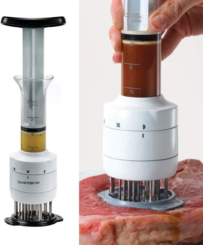 NEW Sauce Ehancer Injector, Sauces Injector Meat Marinade Injector ...