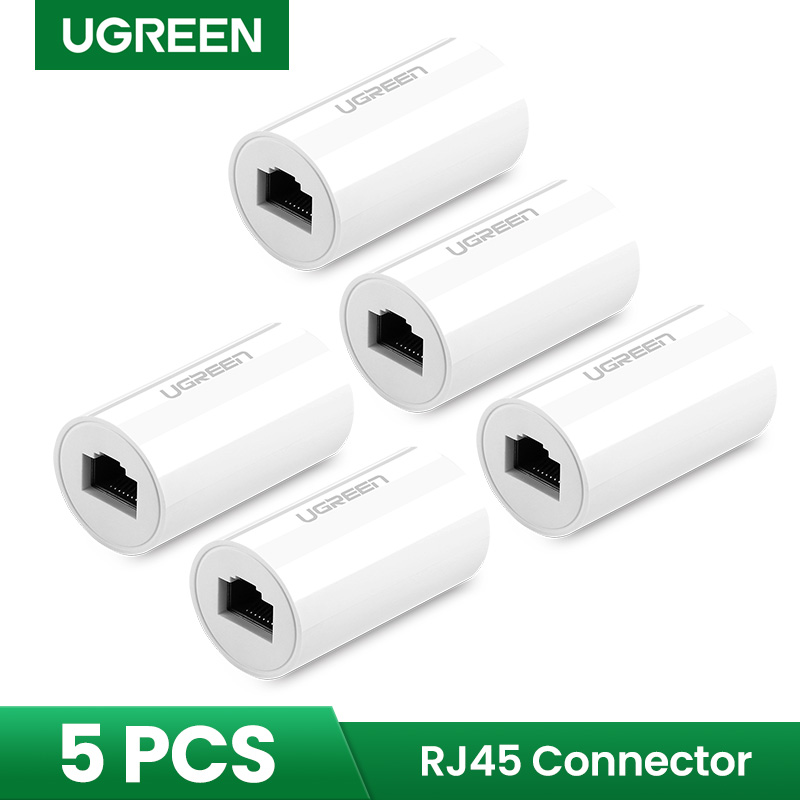 Ugreen RJ45 Ethernet Adapter 8P8C Female to Female Anti-Thunder Rj45 Connector Network Extension ...
