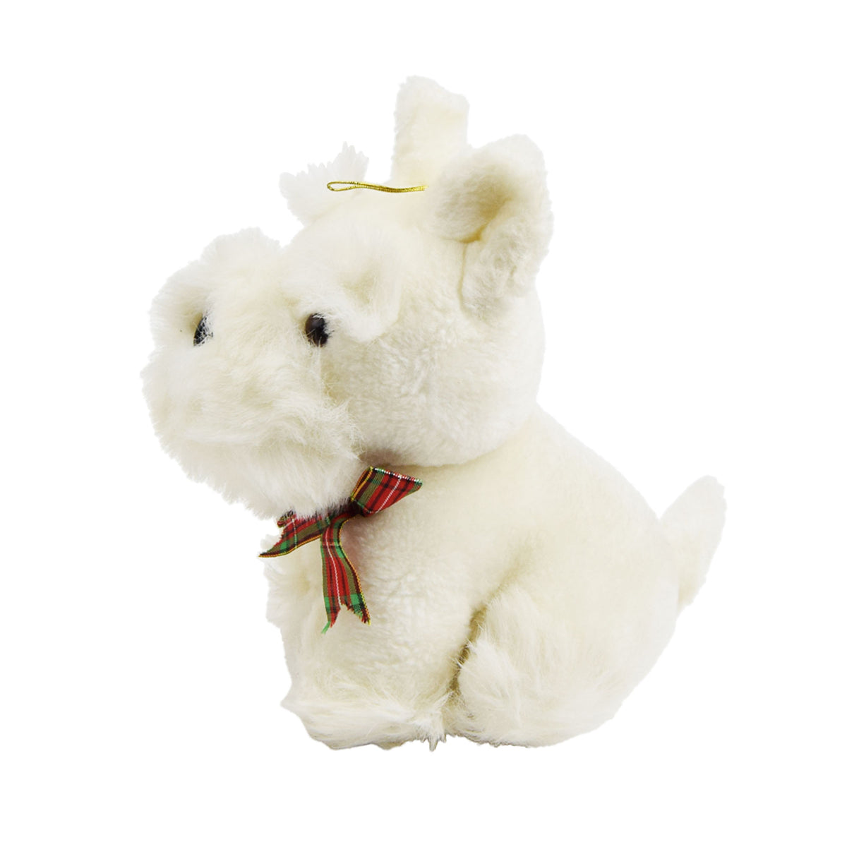White Dog Plush Stuffed Animal Puppy Imported Toy Size Length 8 Width 5 ...