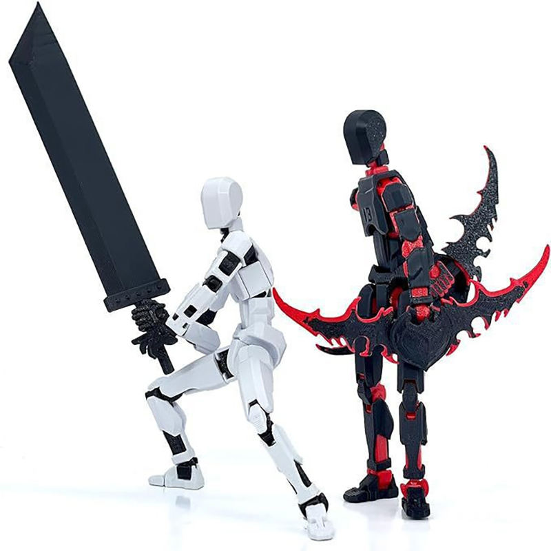 T13 Action Figure Eridan Six Winged Angel T13 Dummy Robot 3D Printed ...