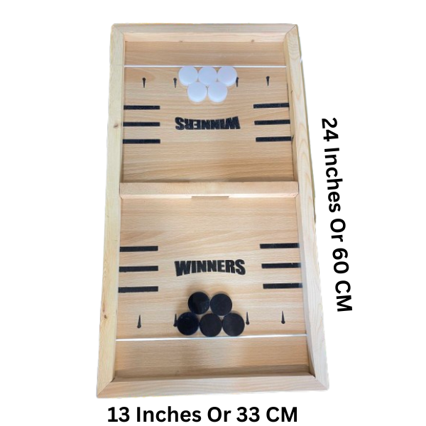 Large Pucket Board Game | Sling Board Game | Fast Sling Pucks Game For ...