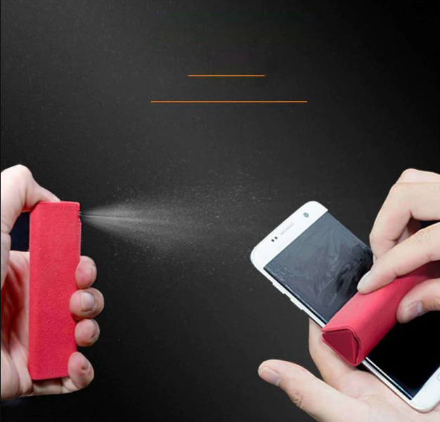 2 In 1 Phone Screen Cleaner Spray Computer Mobile Phone Screen Dust ...
