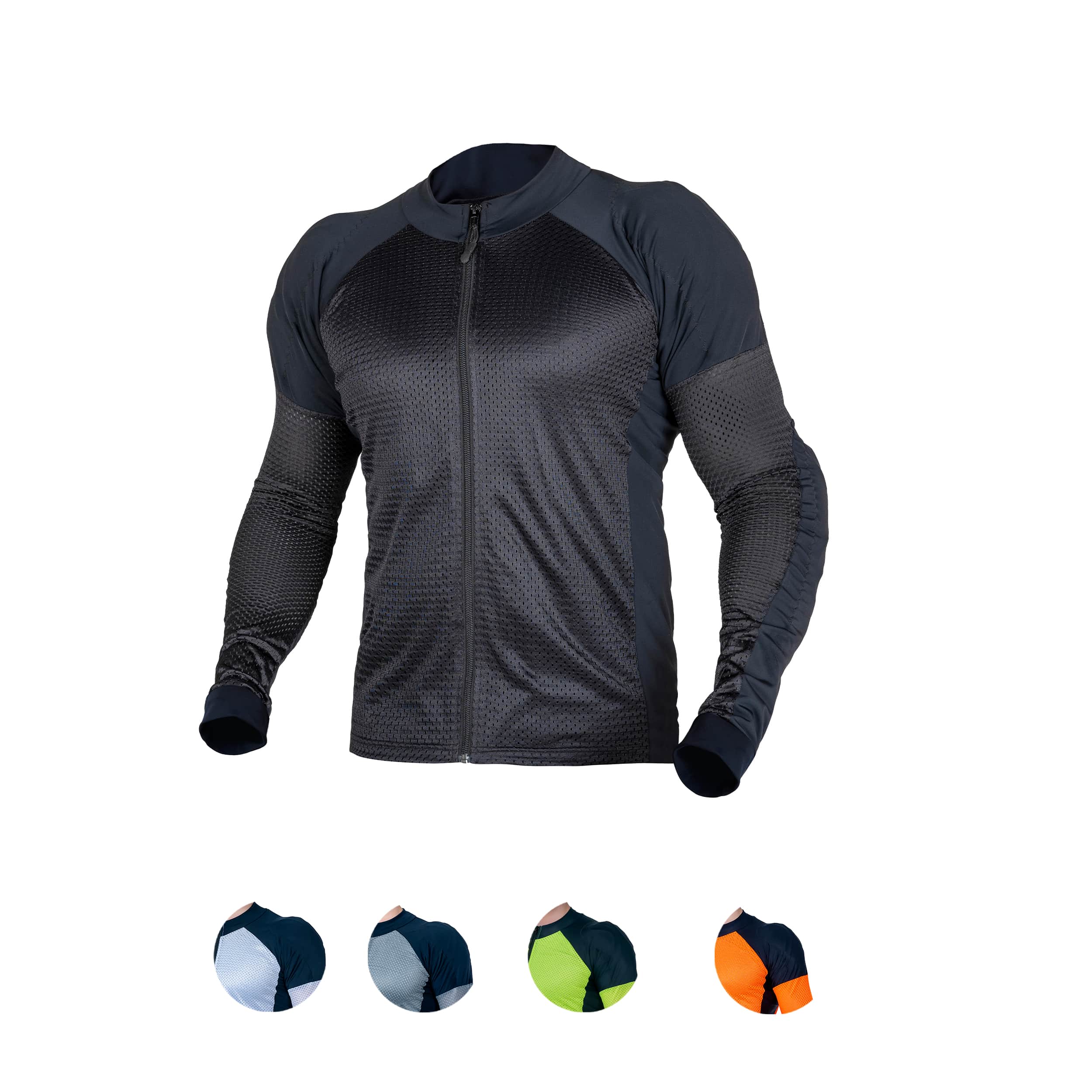 Forge Force Protective Riding Shirt Armored CE Level 2 Mesh All season ...