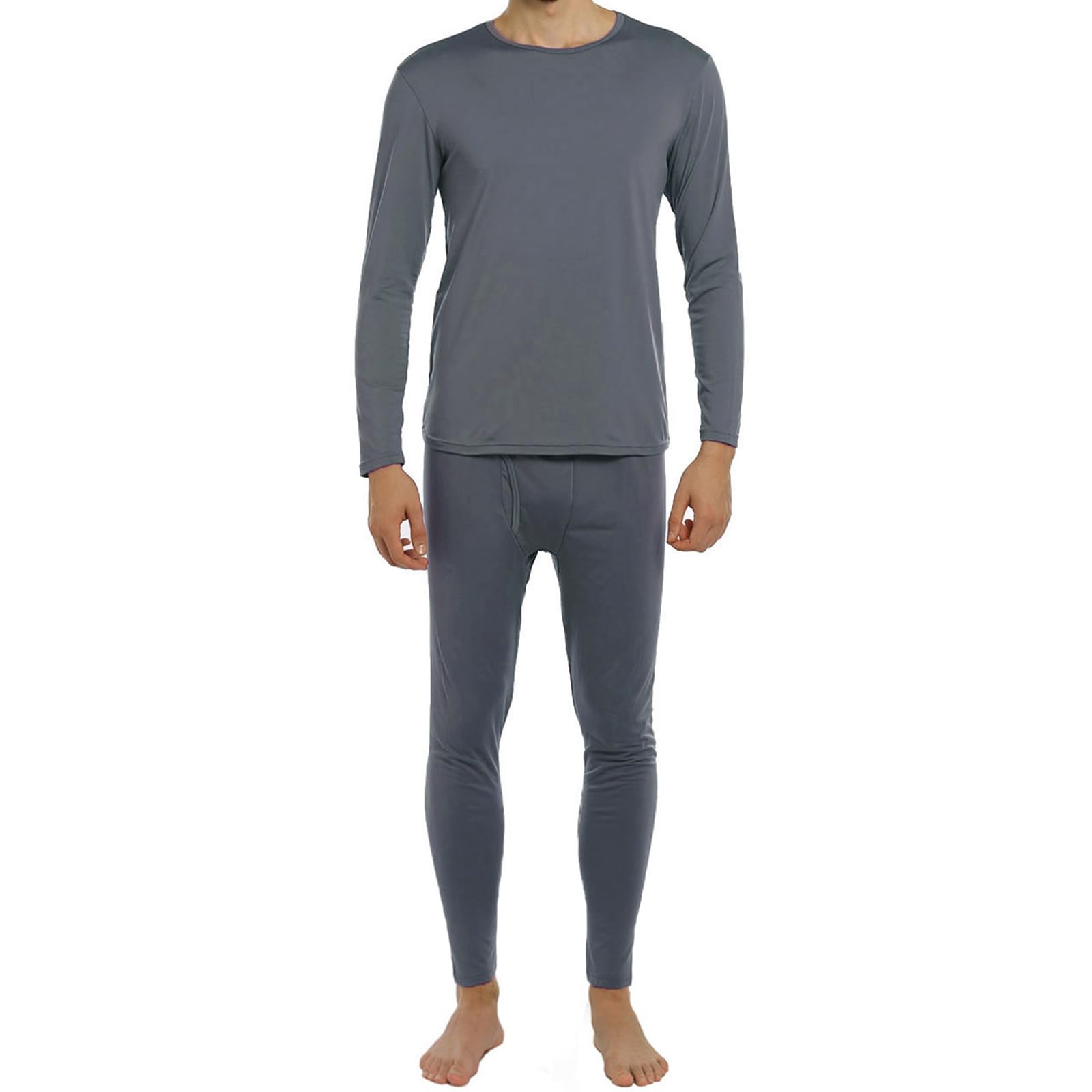 High Quality Thermal Fleece Inner Suit, Men Fleece Lined Long, Thermal ...