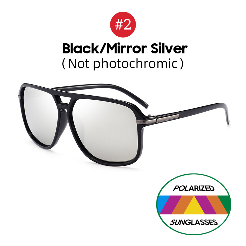 AlineYLingg VIVIBEE Men Photochromic Night Vision Sunglasses Color ...