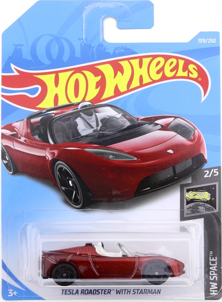 Hot Wheels Tesla Roadster With Starman HW Space 109/250 | Daraz.pk