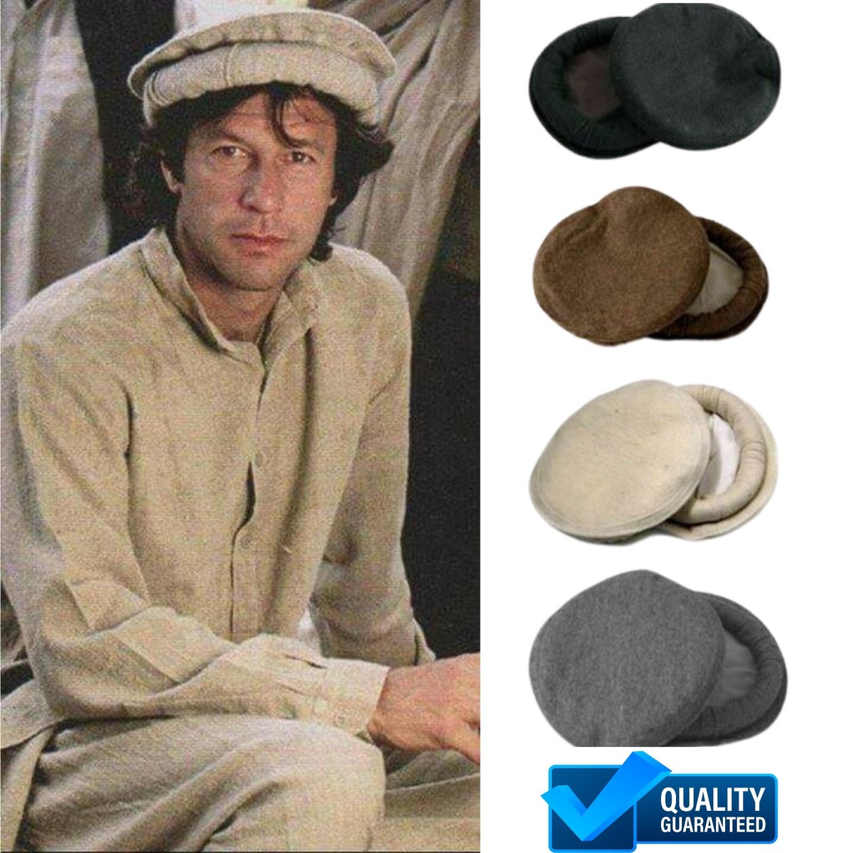 Peshawari Pakol Cap | Chitrali Topi | Pathani Traditional Cap Handmade ...