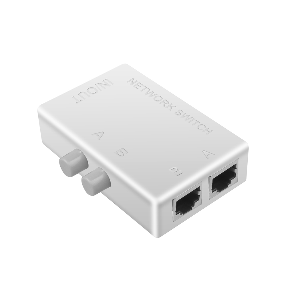 1000Mbps 1 In 2 Out Ethernet Adapter RJ45 Splitter Lan Connector Cat 6 ...