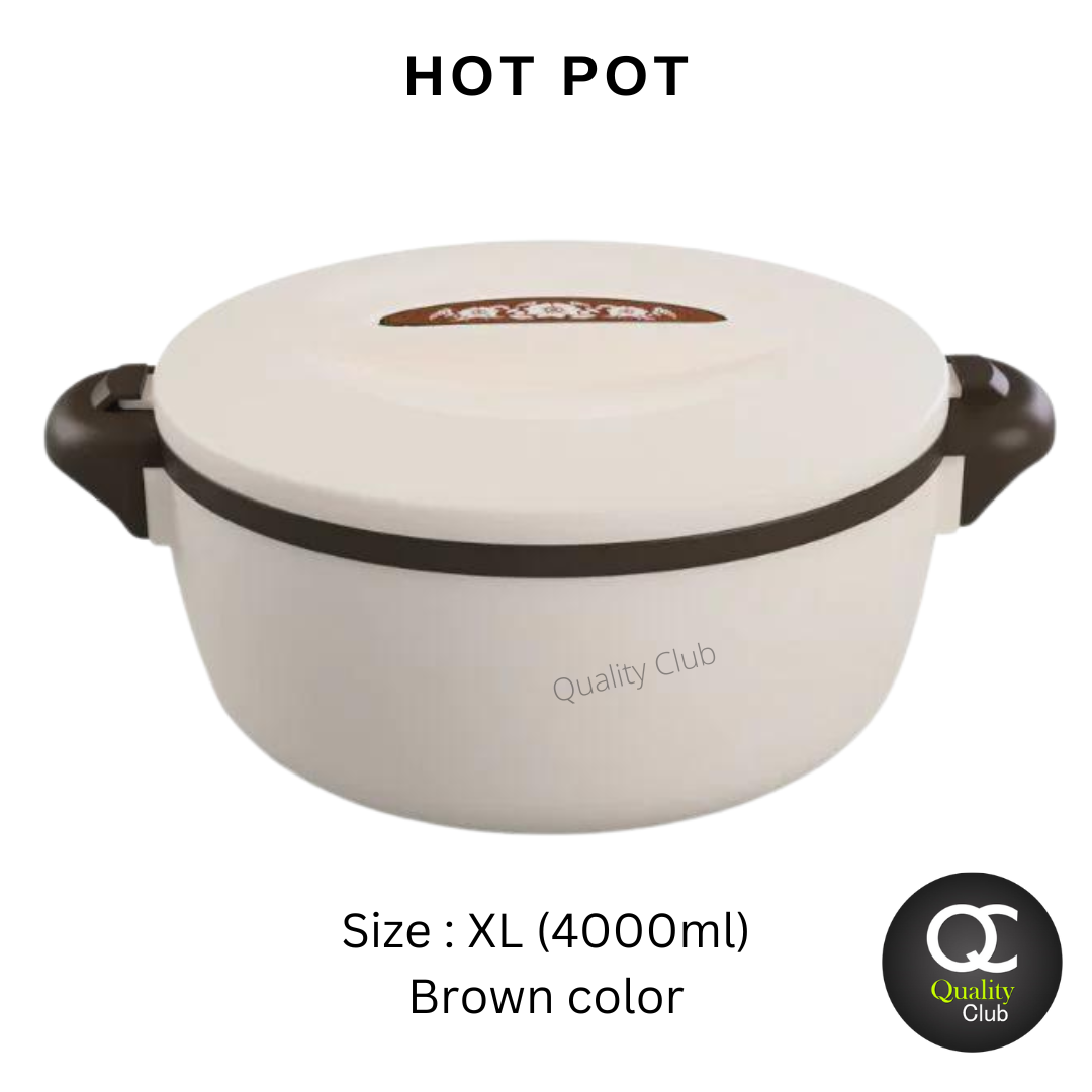 Hotpot Food Warmer - XL 4000ml - 2 Colors - Very Big in Size. For Large family or Picnic use ...