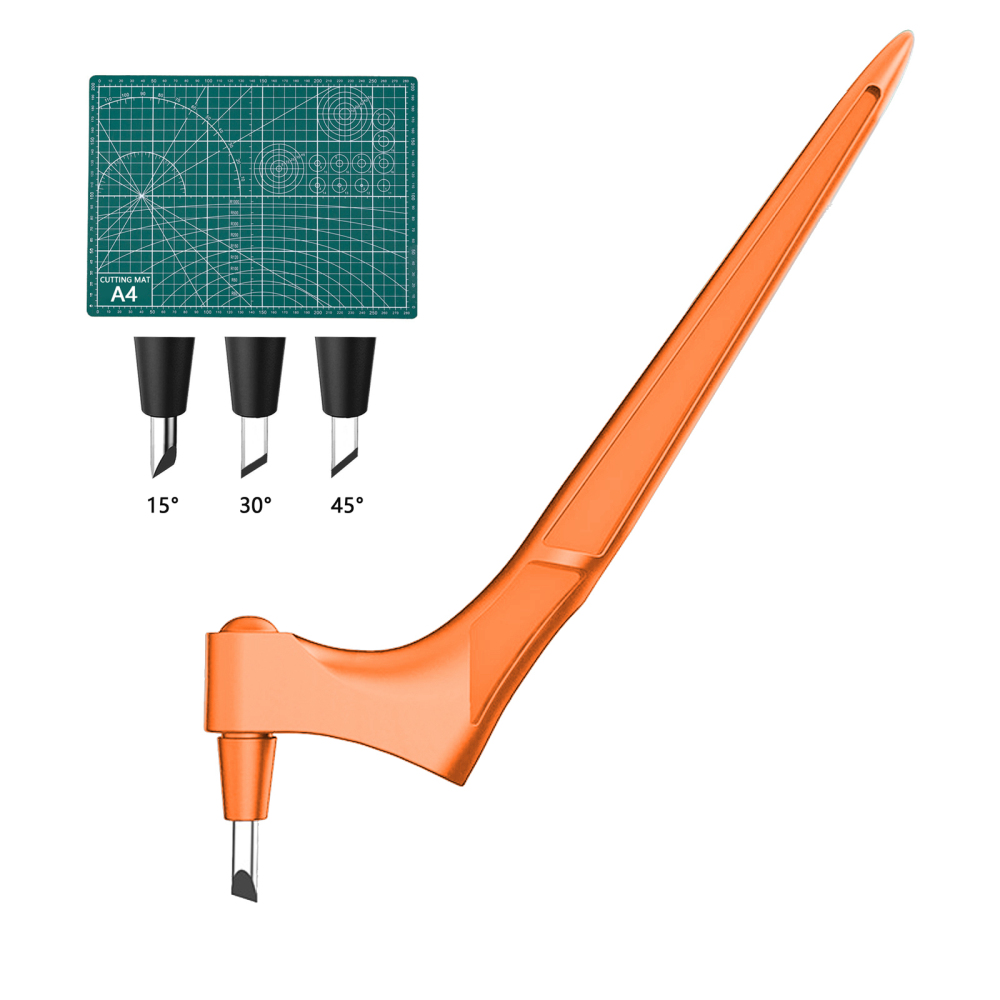 Gyro Cut Craft Tools Stainless Steel Gyro Cutter 360-degree Paper Knife ...