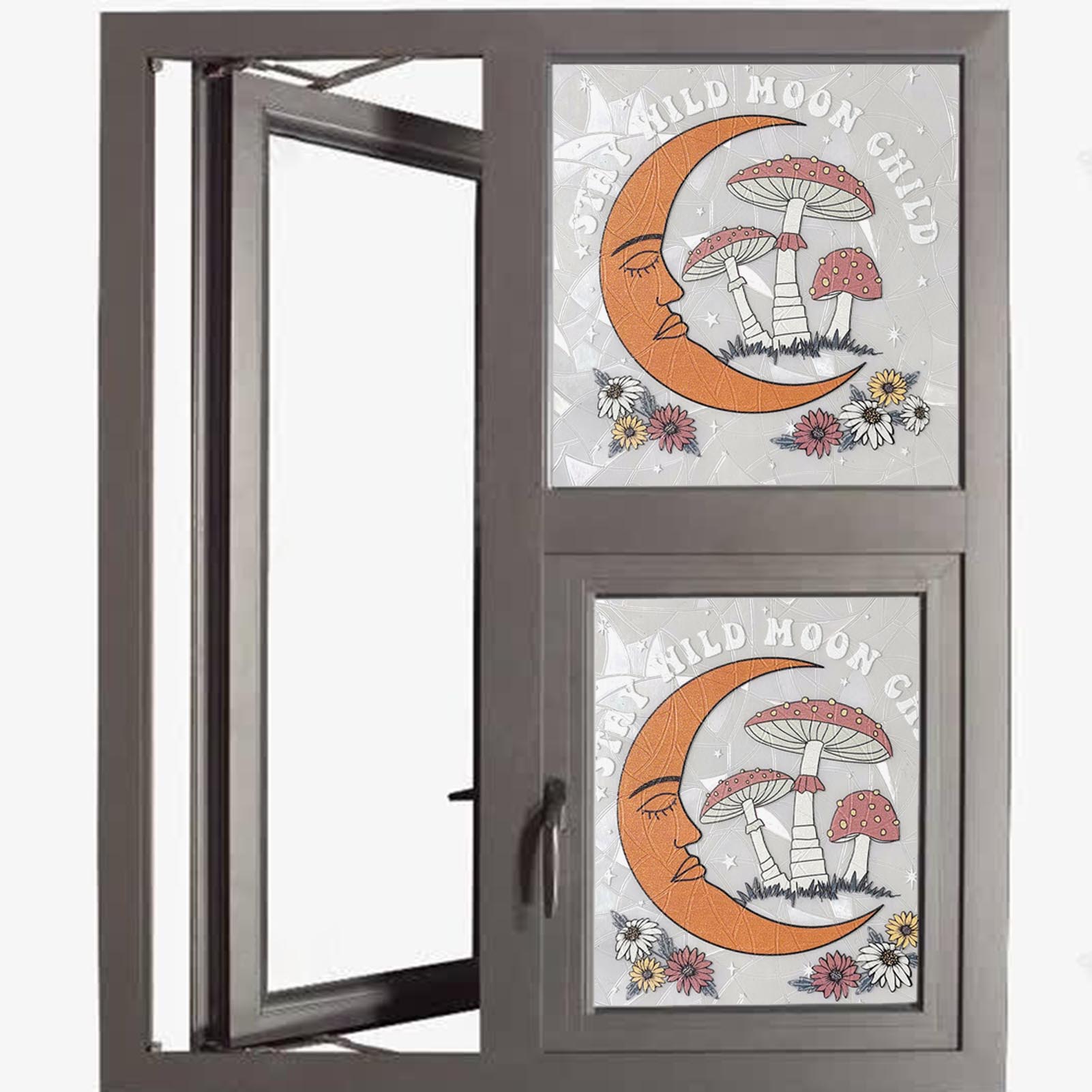 Window Decal Removable Static Cartoon Sun Catcher Window Sticker | Daraz.pk