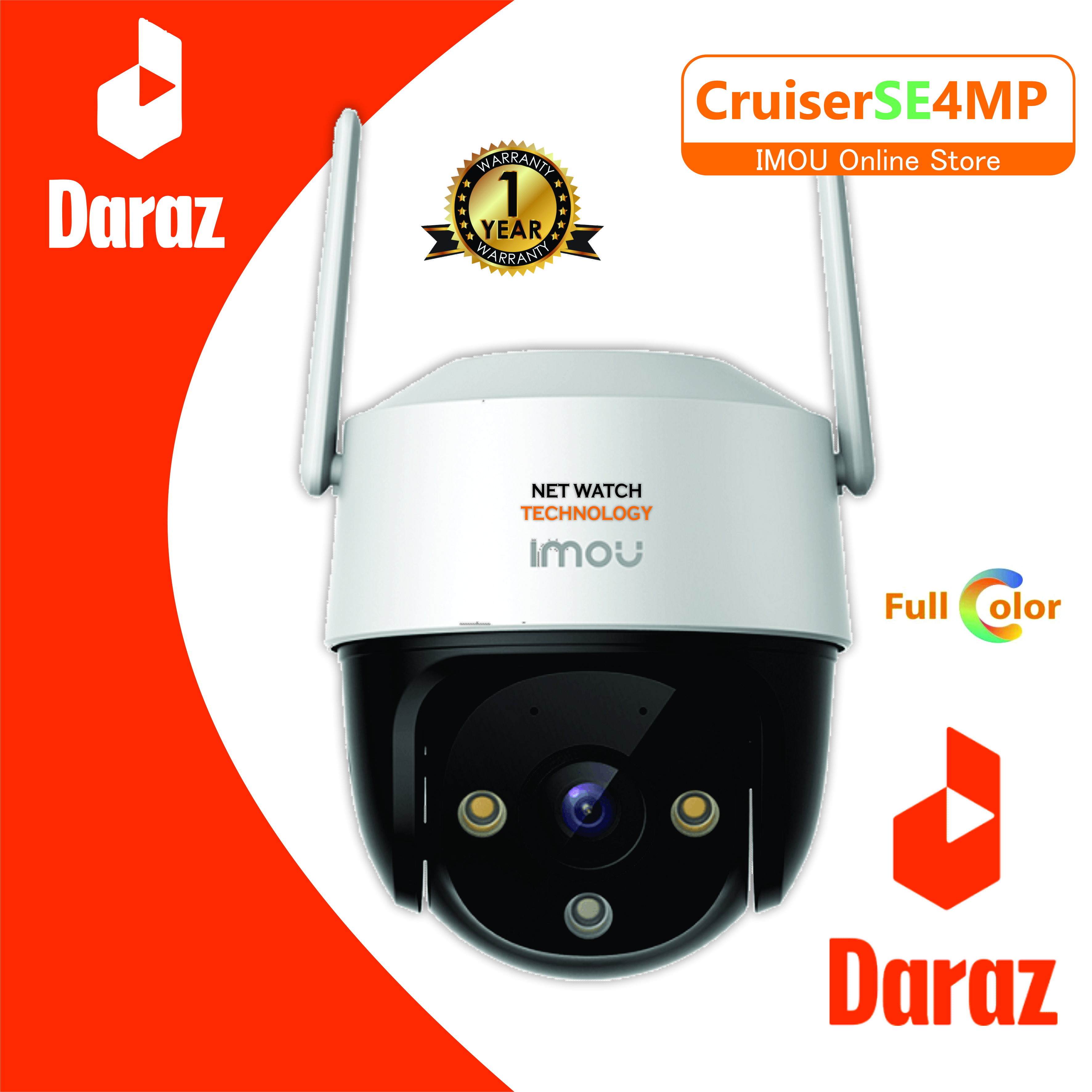 Imou Cruiser SE 4MP | 360° Coverage | Smart Color Night Vision | IP ...