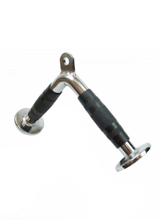 CAP Barbell Deluxe Triceps Commercial V-Bar with Rubber Hand grips ...