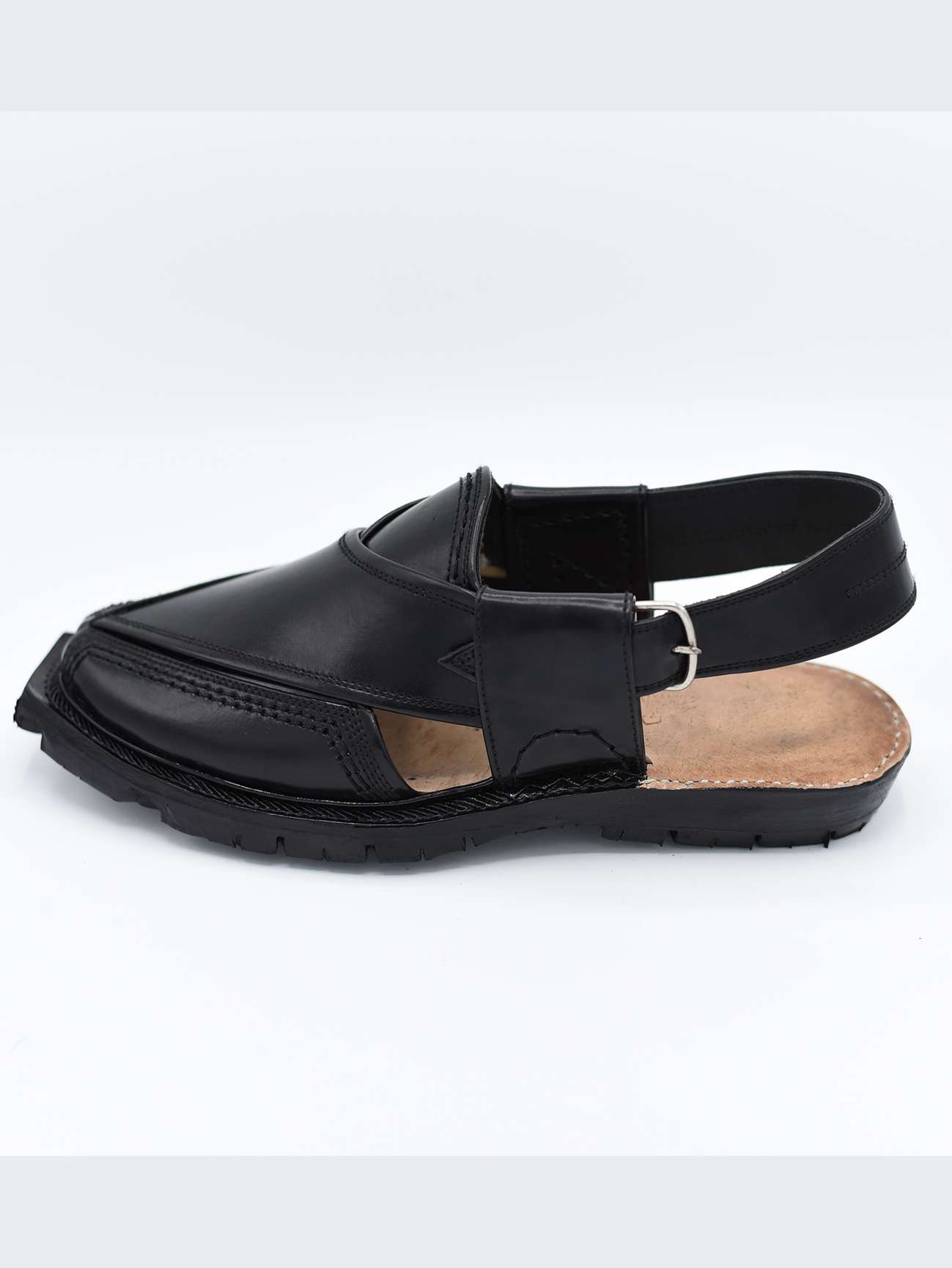 original quetta norozi chappal black with double tire sole black norozi ...