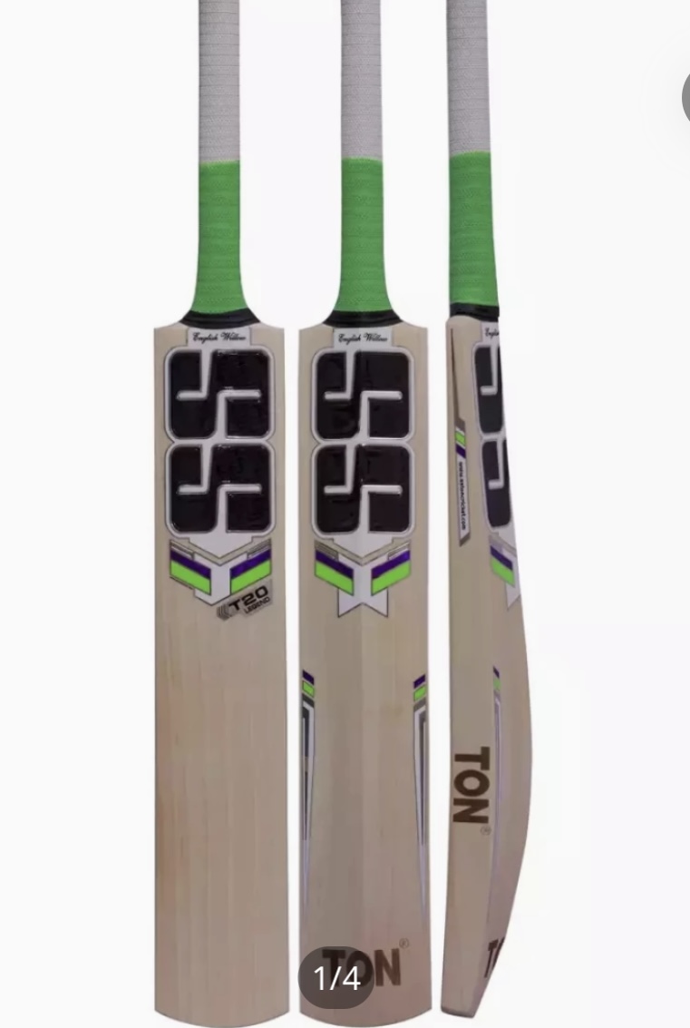SS Hard ball cricket bat Kashmiri willows best quality hard ball ...