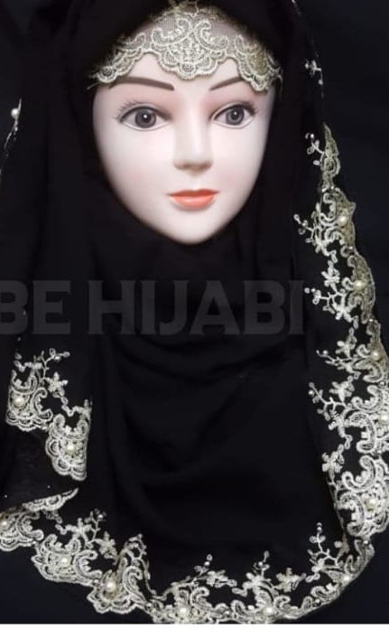 Hoor E Hijab Fancy Embroidery Scarf With Cap Be Hijabi Price in ...