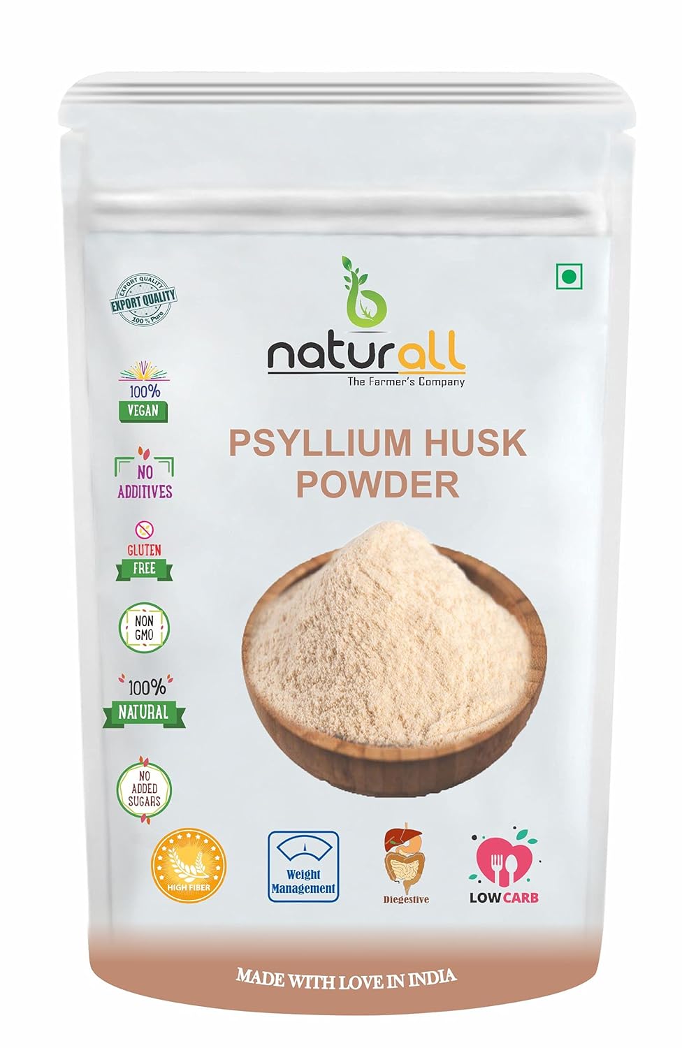 Click to open expanded view B Naturall 99% Psyllium Husk Powder/Isabgol ...